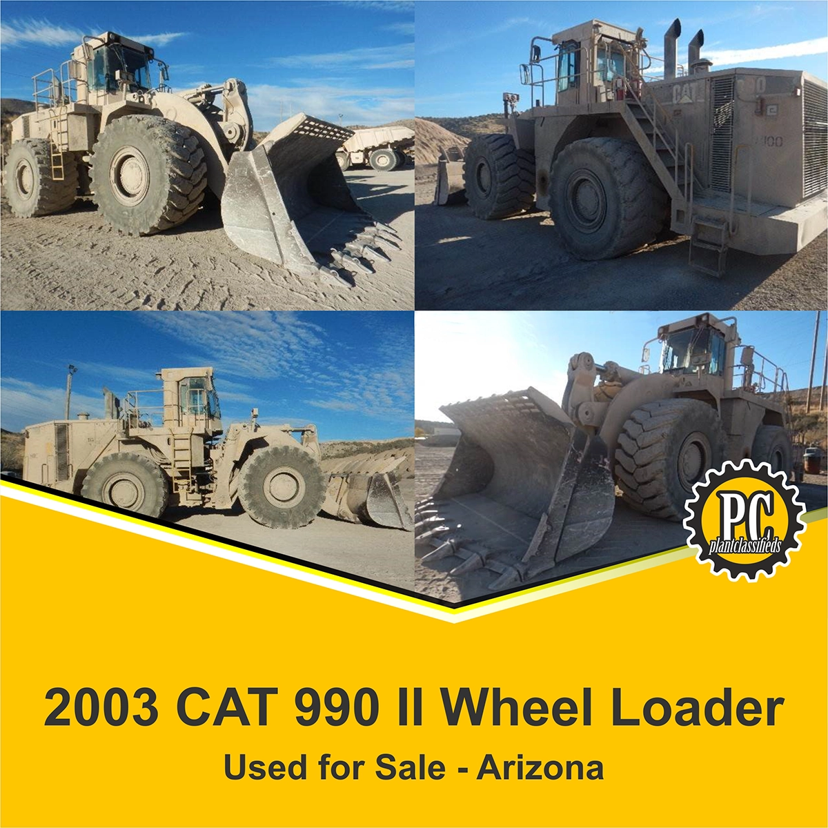 2003 CAT 990 II Wheel Loader: Used for Sale | PlantClassifieds Plant ...