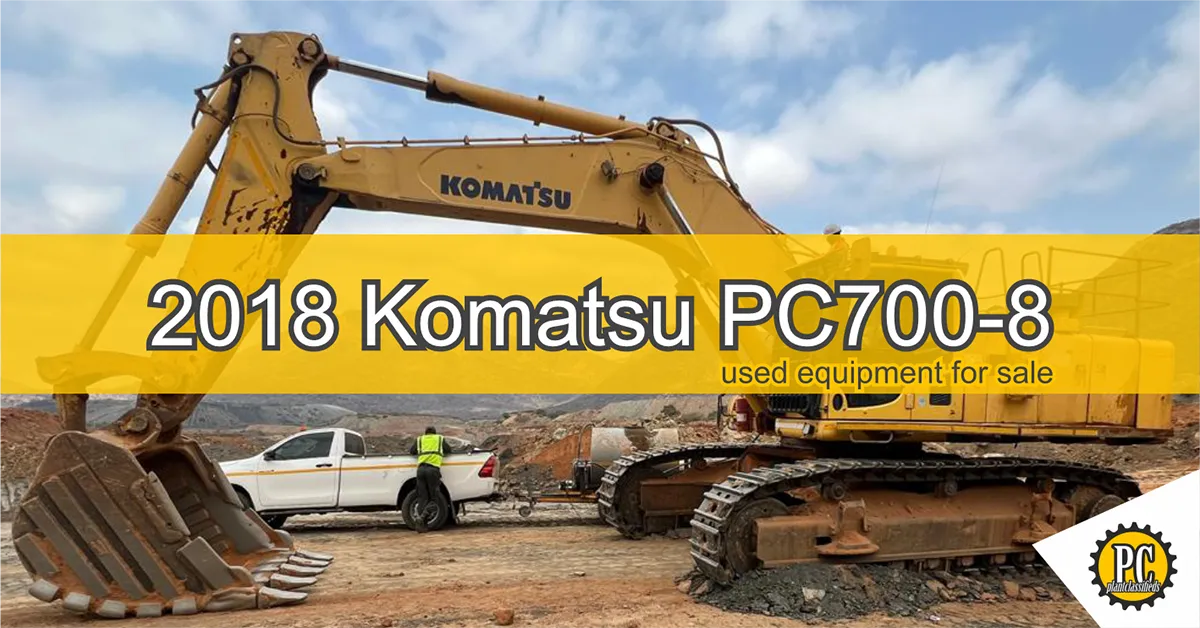 2018 Komatsu PC700-8R: Used for Sale | PlantClassifieds Plant Hire ...