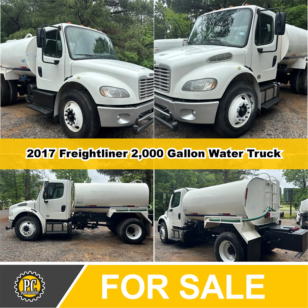 2017 Freightliner 2000 Gallon Water Truck | PlantClassifieds Plant Hire ...
