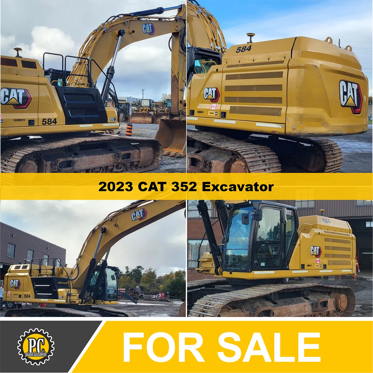 2023 CAT 352 for Sale | PlantClassifieds Plant Equipment Directory