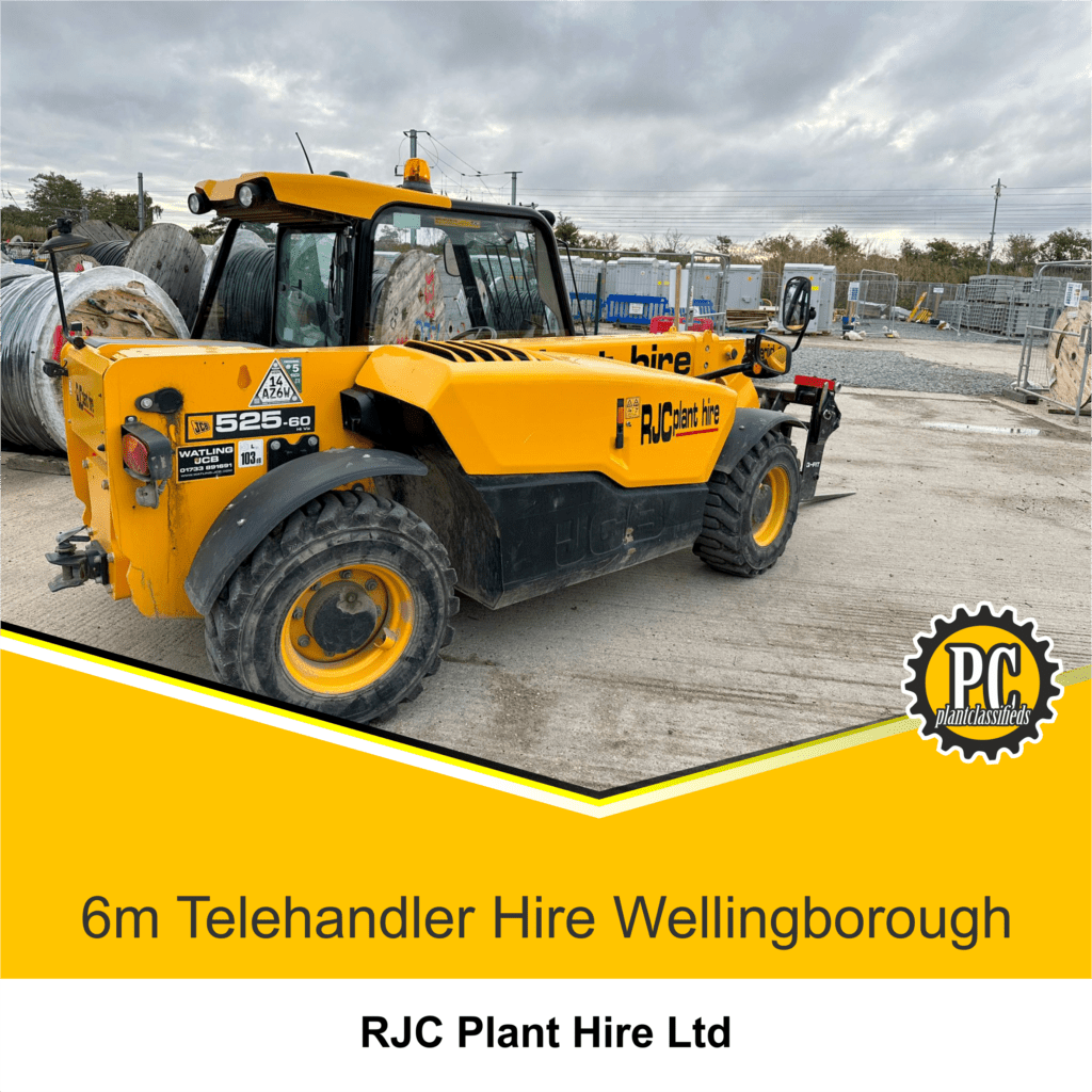6m Telehandler Hire Wellingborough: RJC Plant Hire Near You | RJC Plant ...