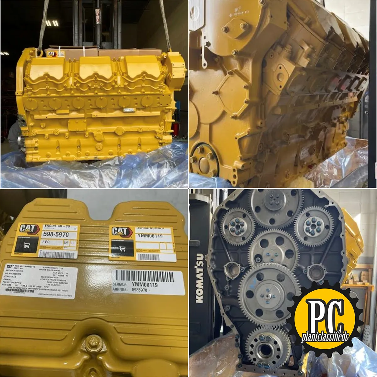CAT C18 Engine: New For Sale | PlantClassifieds Used Equipment and ...