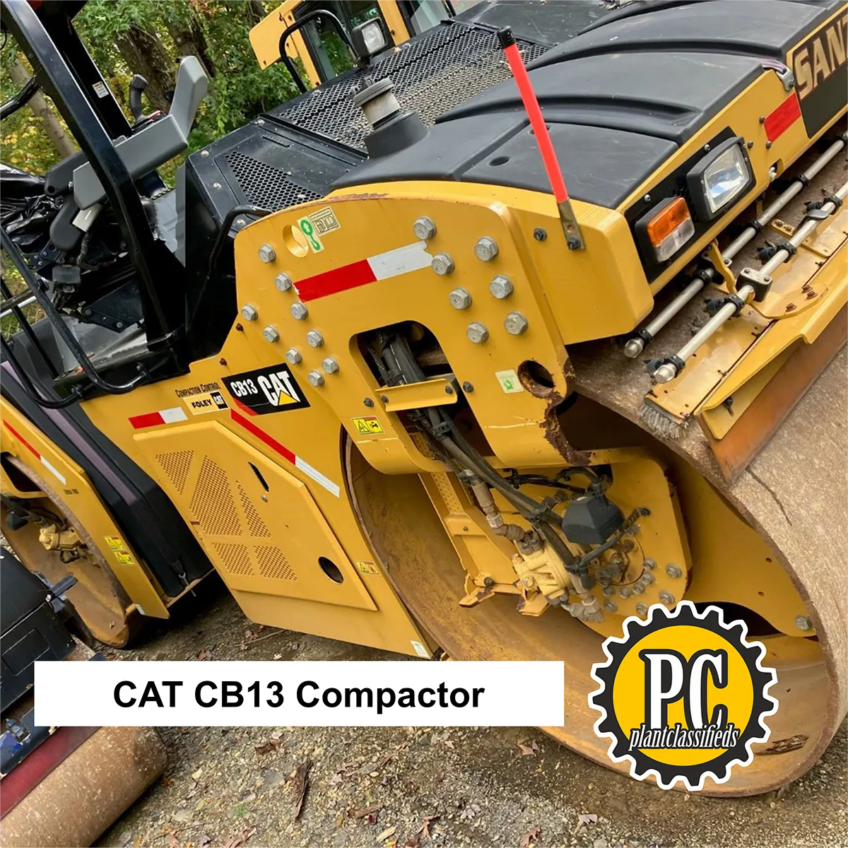 CAT CB13 Smooth Drum Compactor For Sale | PlantClassifieds Plant Hire ...