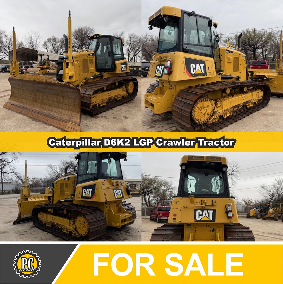 Caterpillar D6K2 LGP Crawler Tractor For Sale TX | PlantClassifieds Plant Equipment Directory