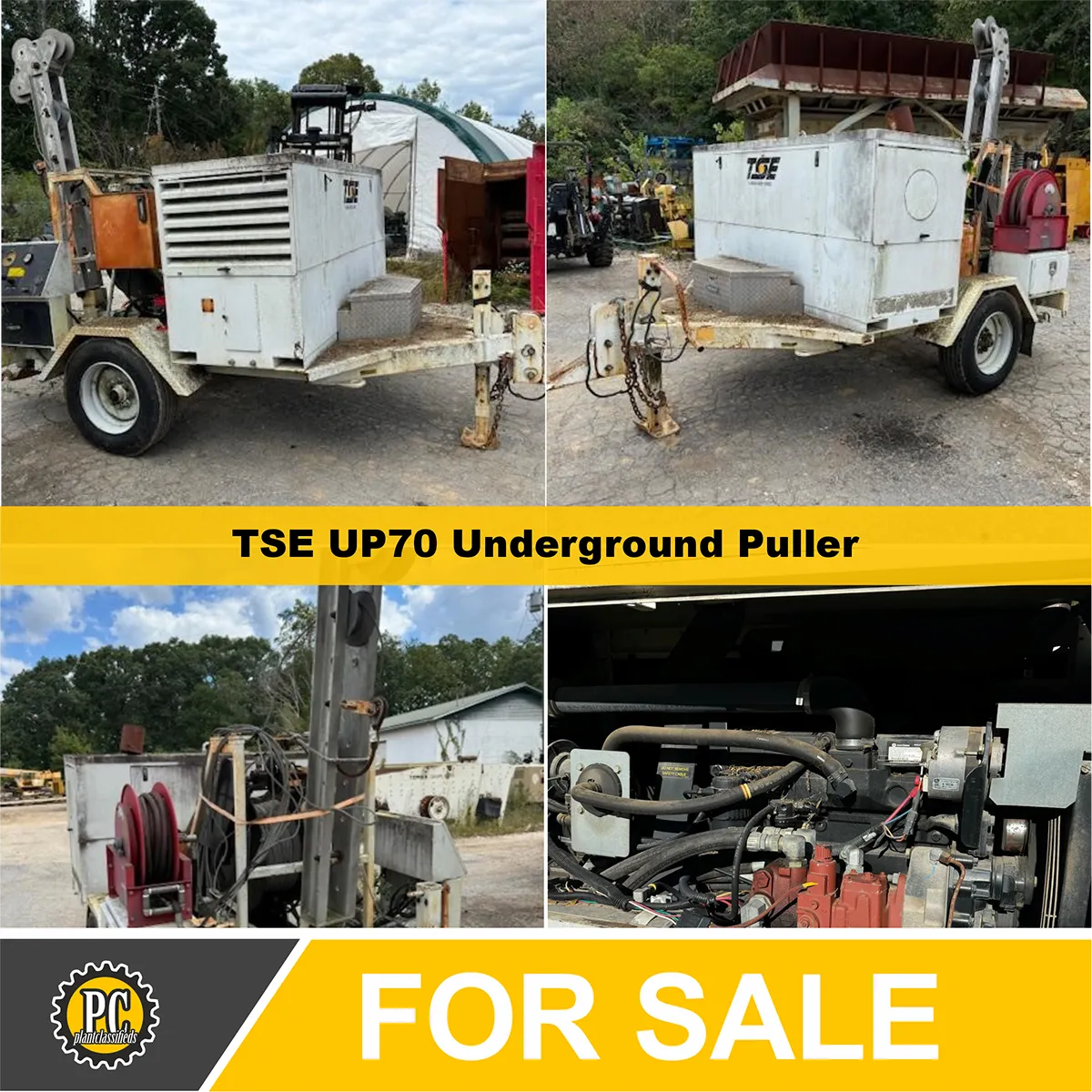 TSE UP70 Underground Puller for Sale | PlantClassifieds Plant Equipment ...