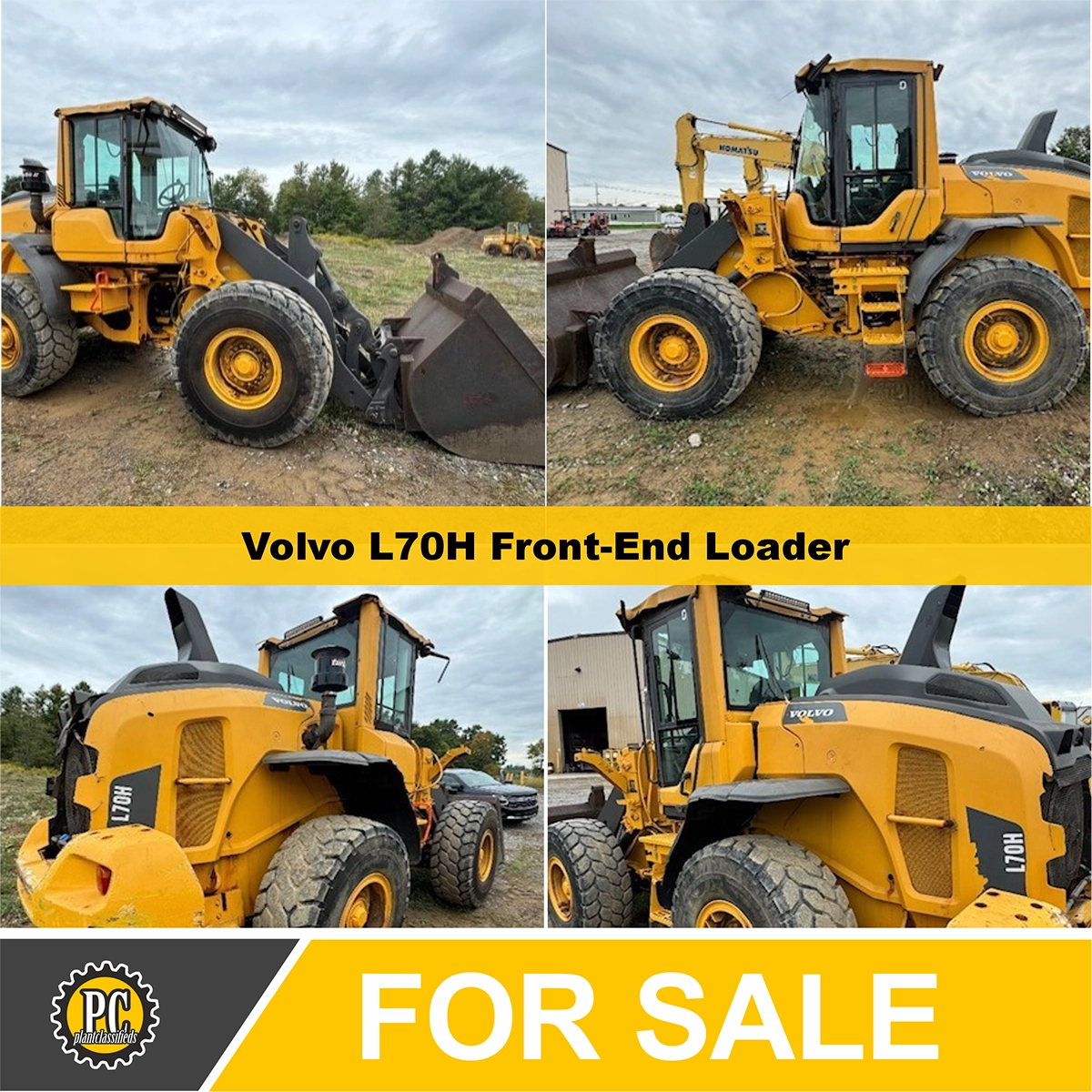 Volvo L70H Front-End Loader: For Sale | PlantClassifieds Used Equipment ...
